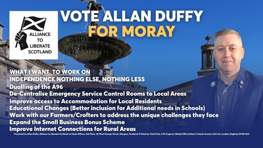 Allan Duffy Constituency Candidate for Moray - a Politics crowdfunding ...
