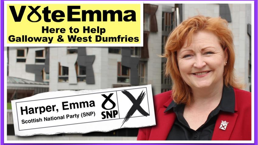 Elect Emma Harper SNP for Galloway & West Dumfries - a Politics ...