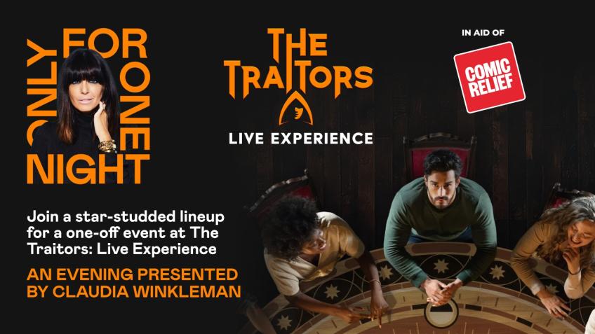 The Traitors: Live Experience | FONO Prize Draw - a Charities ...