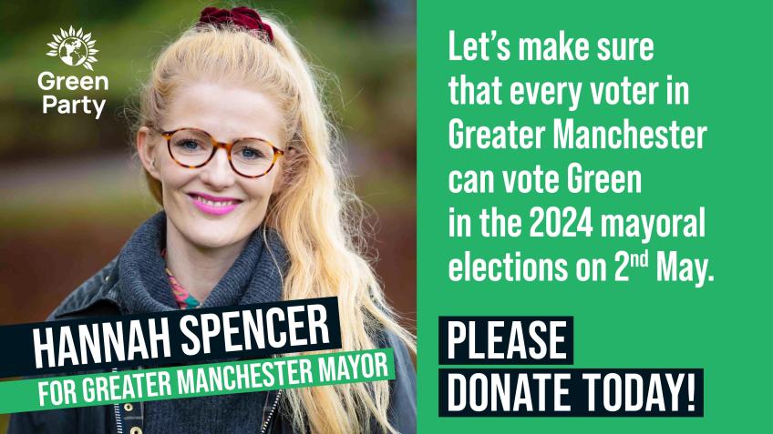 Help Hannah Spencer stand for GM Mayor - a Politics crowdfunding ...