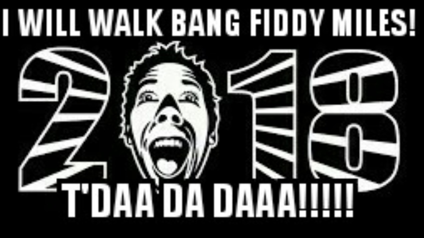 I WILL WALK BANG FIDDY MILES! T'DAA DA DAAAA!!! - a Charities ...