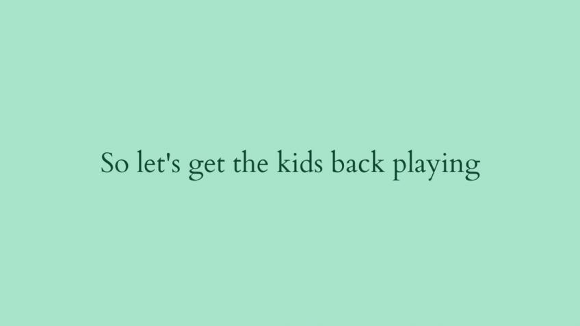 Let The Kids Play: Developing Aspull's Pitches - a Community ...