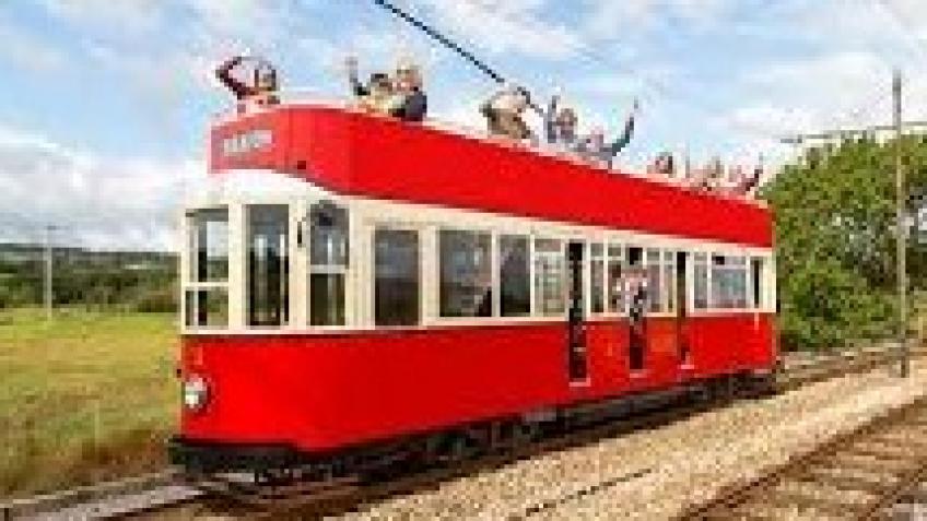 New Electric Tram to a beautiful beach in Dorset - a Heritage ...