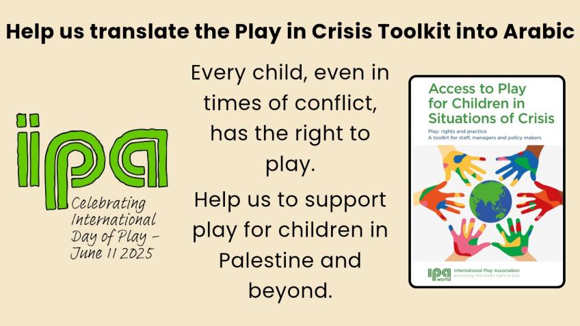 Play in Crisis: Toolkit in Arabic to Support Play - a Community ...