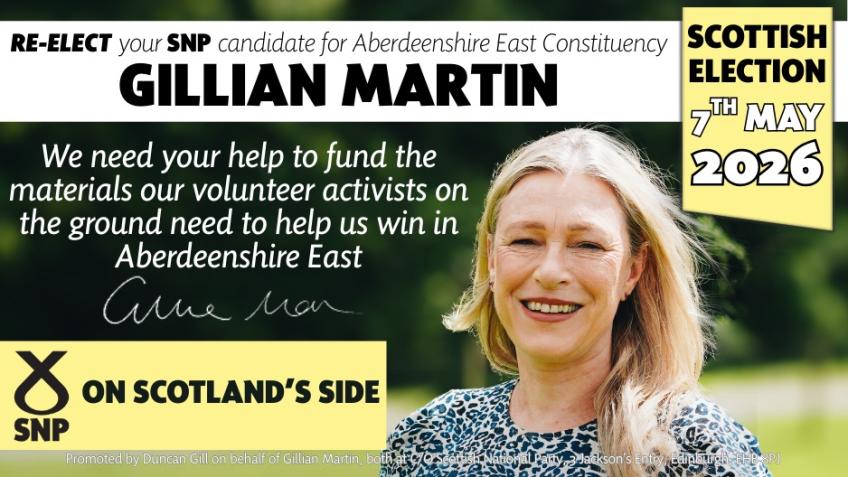 RE-ELECT GILLIAN MARTIN for ABERDEENSHIRE EAST - a Politics ...