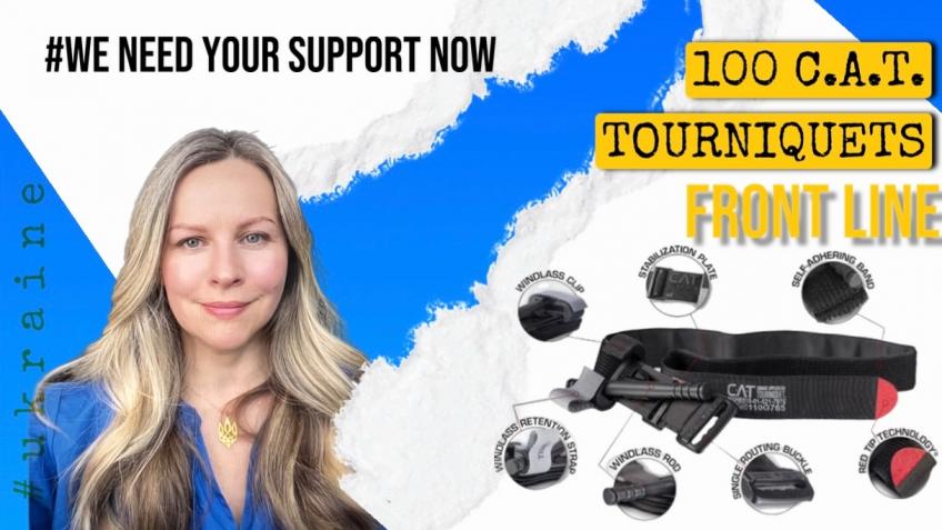 Saving Lives: 100 tourniquets for Ukrainian Heroes - a Personal Causes ...