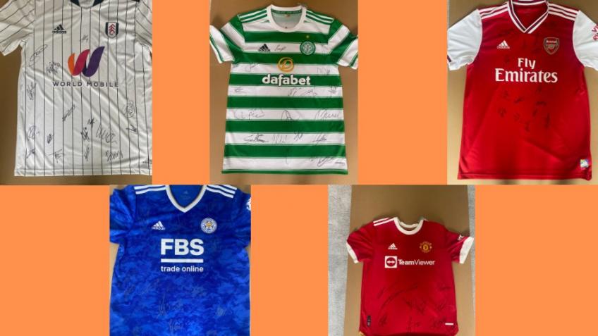 Signed football shirts Prize Draw - a Sports crowdfunding project in ...