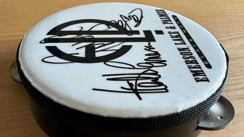 TAMBOURINE SIGNED BY EMERSON, LAKE & PALMER - a Music crowdfunding ...