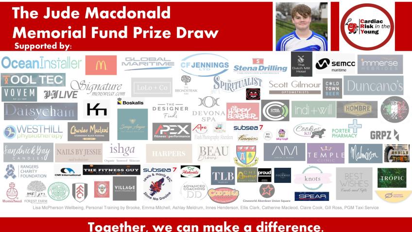 Prize Draw in Memory of Jude MacDonald August 2024 - a Personal Causes ...