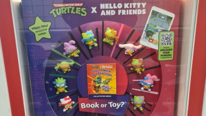 TMNT X Hello Kitty & Friends Happy Meal Display - a Leisure ...