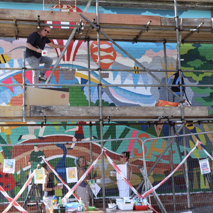 'Who's Hanging Out in Wish Park' - The 2021 Mural - a Community ...
