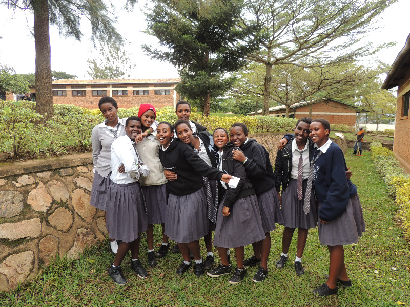 Orchid work with Rwandan girls from FAWE school - a Schools ...