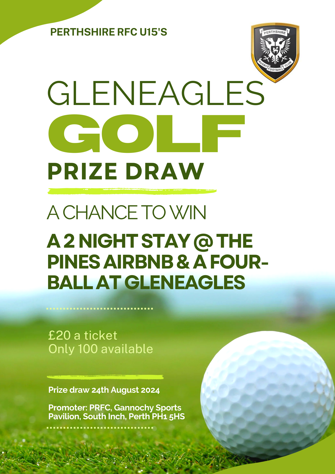 Gleneagles Golf Prize Draw - a Sports crowdfunding project in Perth by ...