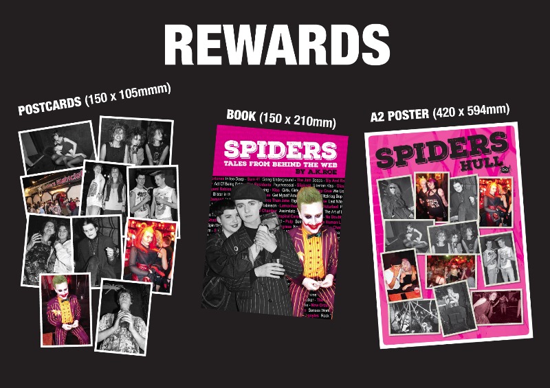 Spiders Nightclub Book - a crowdfunding project in Hull by andykroe