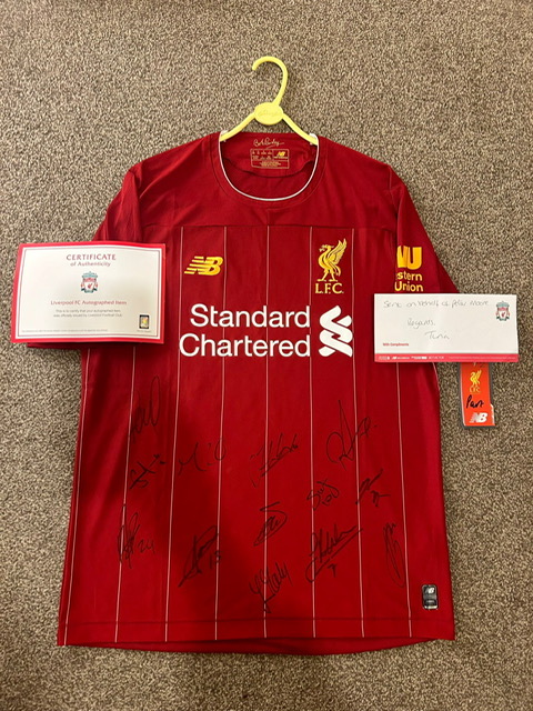Signed Liverpool Shirt 19/20 - a Sports crowdfunding project in ...
