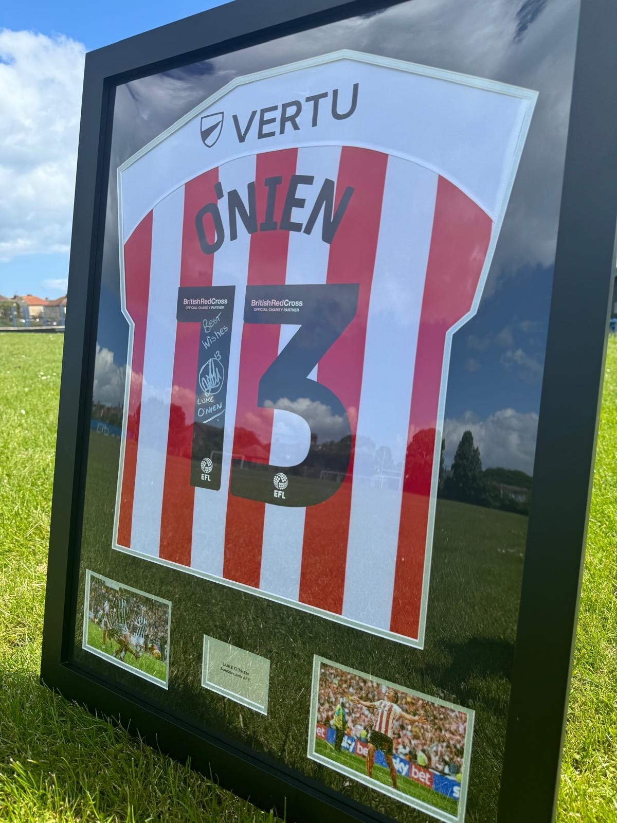 Luke O'Nien Signed Framed Shirt - a Sports crowdfunding project in ...