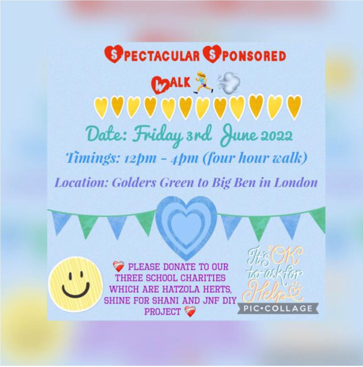 Hannah, Gabriella and Annabel Sponsored walk. - a Personal Causes ...