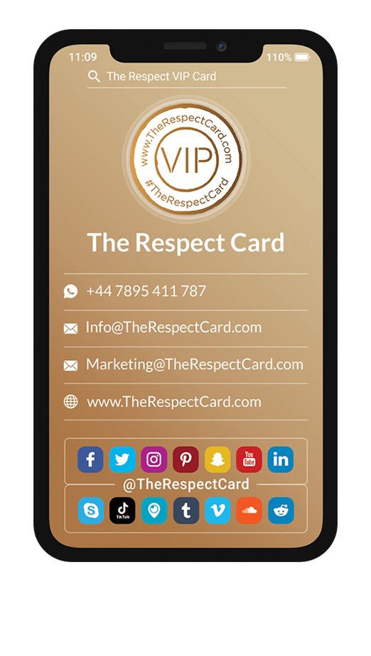 The Respect Card = VIP & Loyalty - a Business crowdfunding project in ...