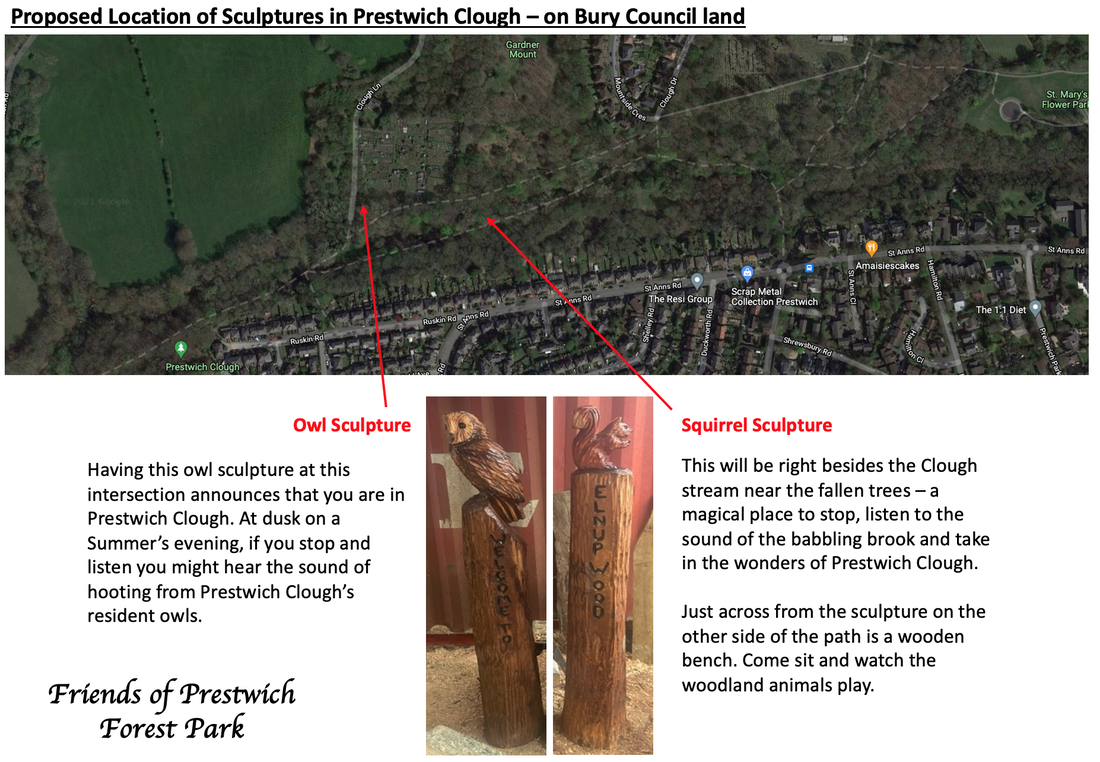 Install the 3 x wooden chainsaw sculptures - a Community crowdfunding ...