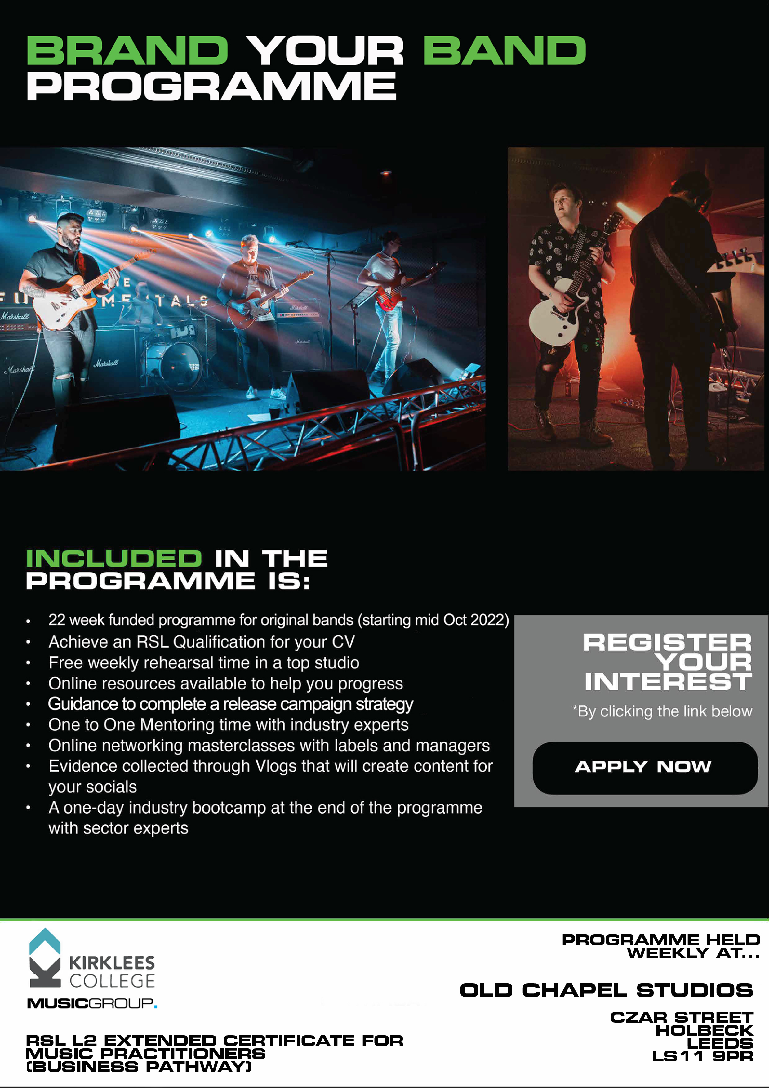 Old Chapel Music CIC needs your help! - a Music crowdfunding project in ...