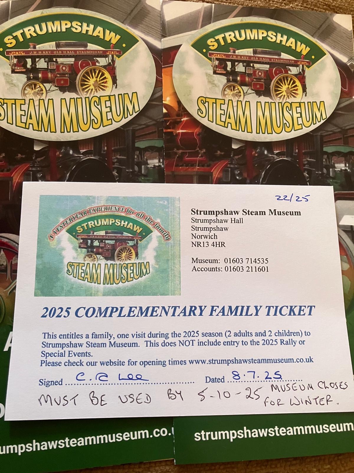 Win a Strumpshaw Steam Museum Family ticket - a Heritage crowdfunding ...