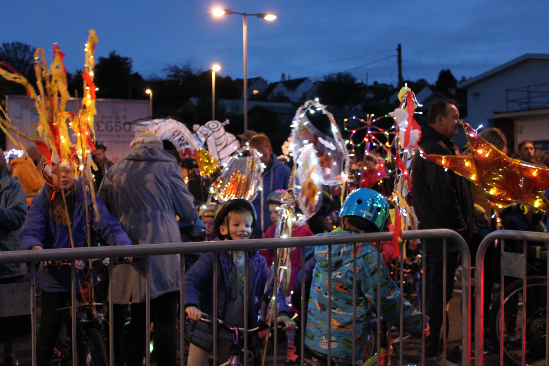 BikeLights illuminated bike parade in Cornwall - a Social Enterprise ...