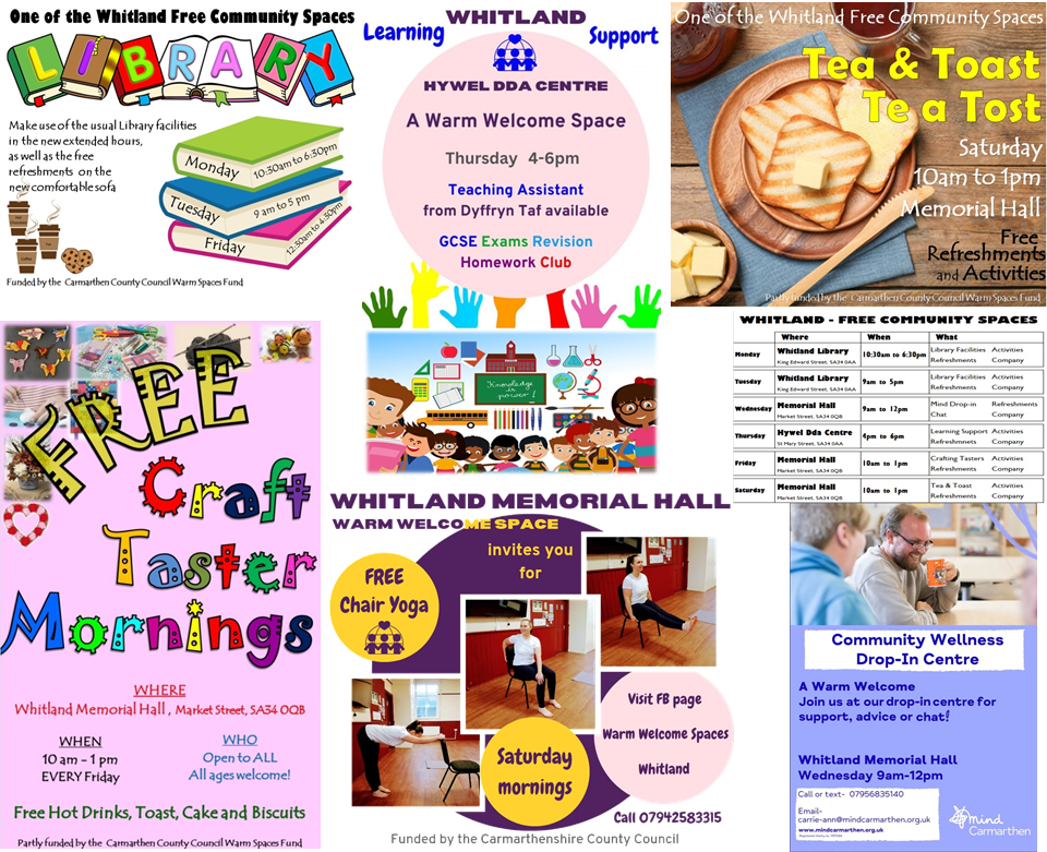 Warm Welcome Spaces Whitland - a Community crowdfunding project in ...