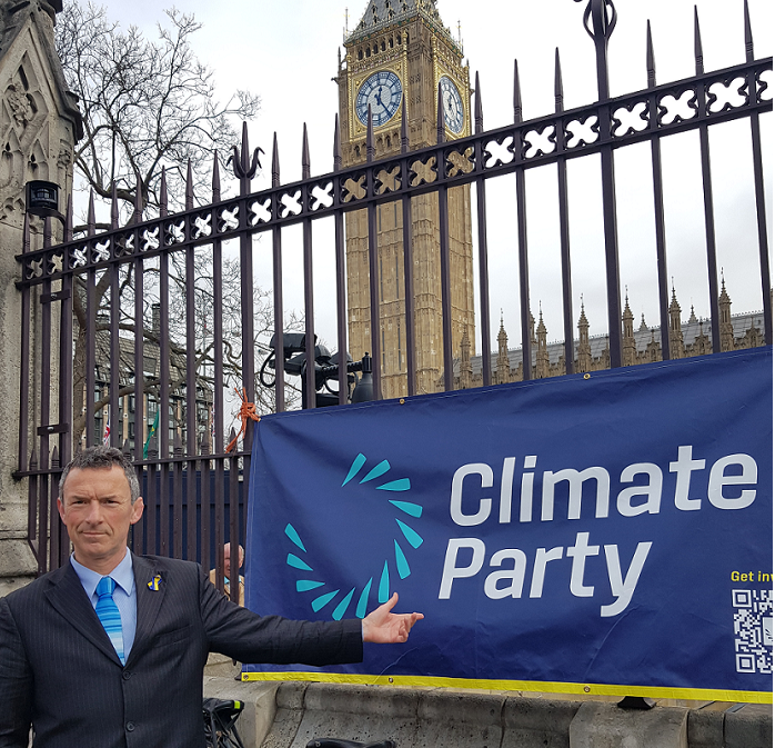 Climate Party Fundraiser - a Environment crowdfunding project in United Kingdom by Climate Party