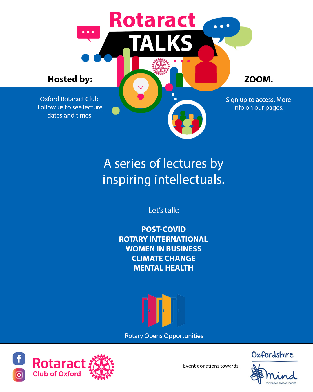 Rotaract Club of Oxford - Rotaract Talks - a Charities crowdfunding ...