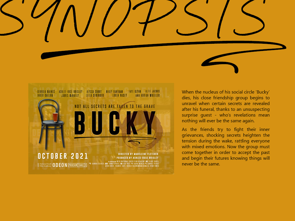 BUCKY Official Film - a Film and Theatre crowdfunding project in London ...