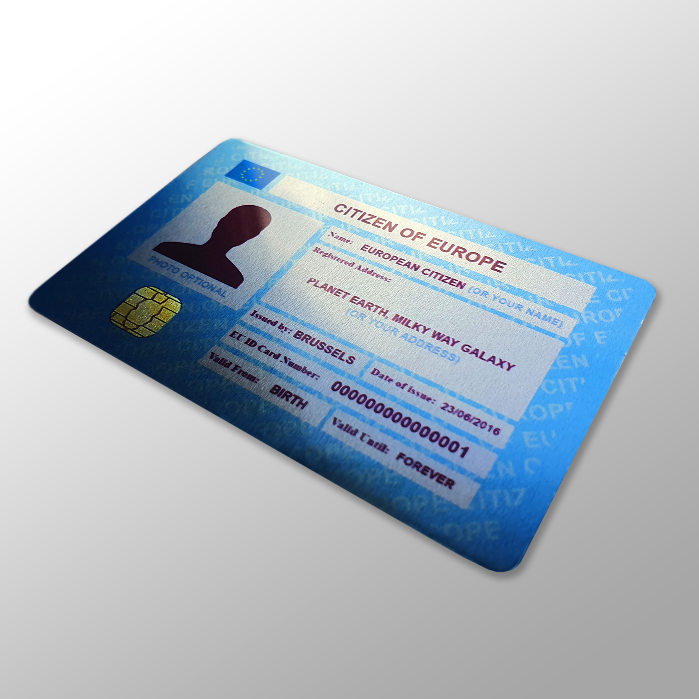 Back 2 EU - Citizen of Europe ID Cards & more. - a Politics ...