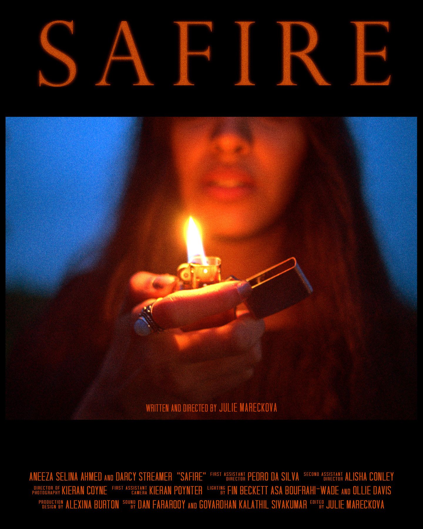 Funding for short film SAFIRE - a Personal Causes crowdfunding project ...