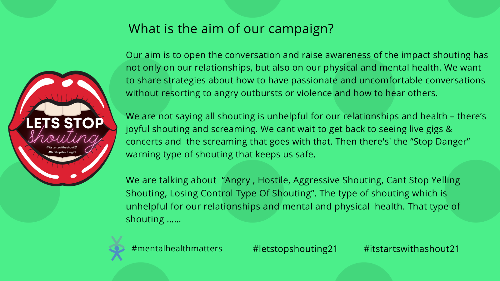 Often It Starts With A Shout - Let's Stop Shouting - a Technology ...