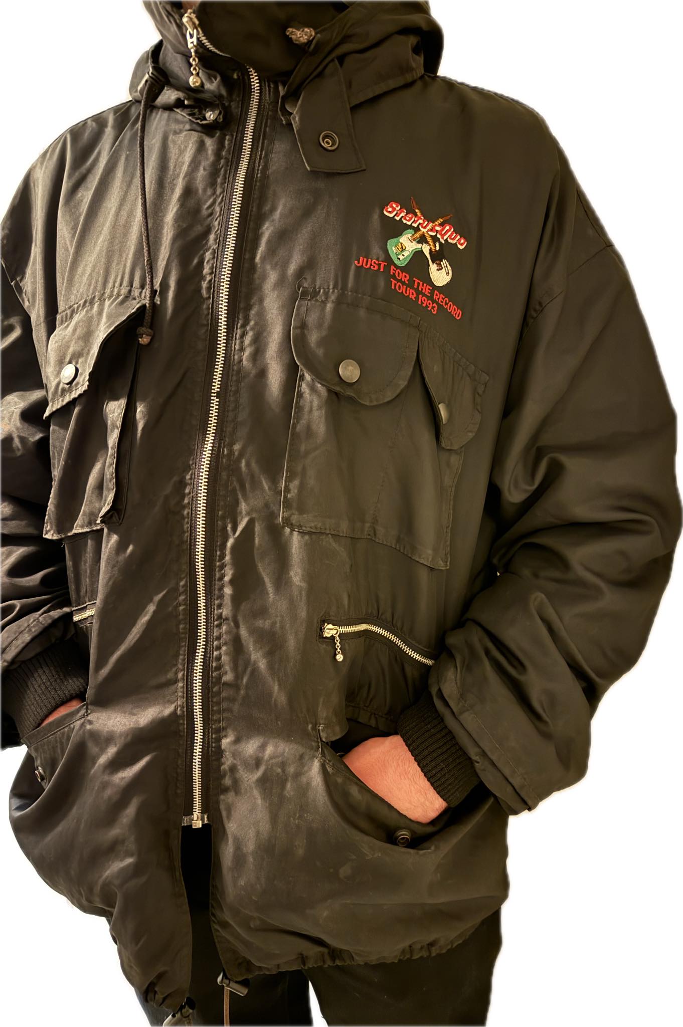 ORIGINAL STATUS QUO 1993 ROADIE TOUR JACKET - a Music crowdfunding ...