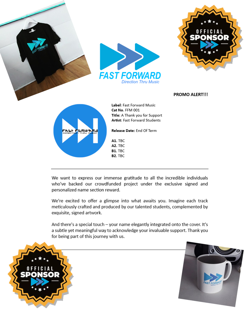 Fast Forward - Direction Thru Music - a Music crowdfunding project in ...