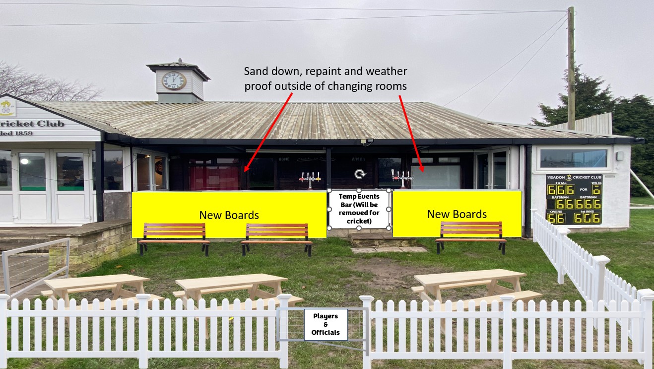 Yeadon CC - New Patio/Refurb the Cricket Pavilion - a Community ...