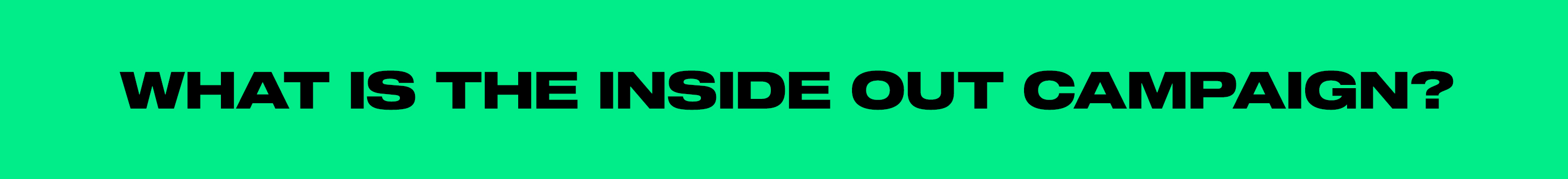 Inside Out: A annual campaign to prevent suicide - a Charities ...