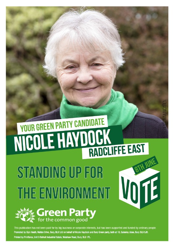 Let's Make Radcliffe East Green on June 8th - a Politics crowdfunding ...