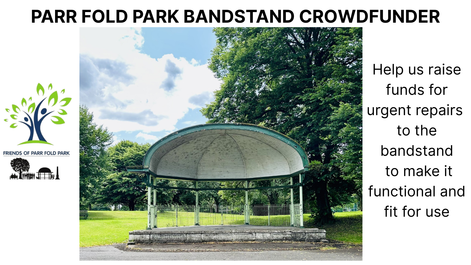 Parr Fold Park Band Aid - a Community crowdfunding project in ...