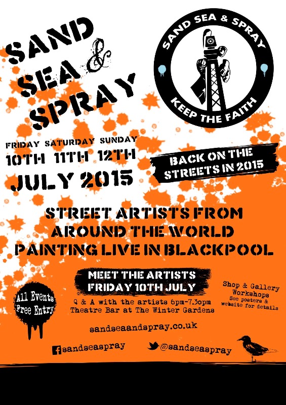 Sand Sea and Spray 2015: Urban Art Festival - a Community crowdfunding ...