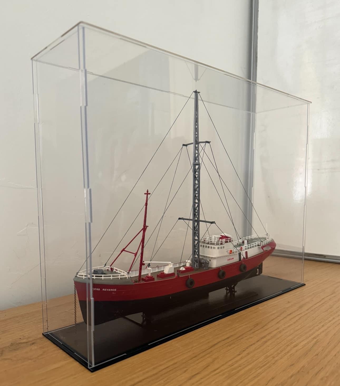 Model of Radio Caroline's Radio Ship Ross Revenge - a Music ...