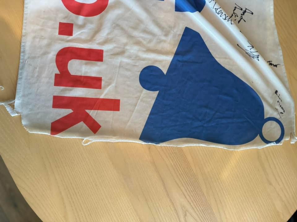 Original RADIO CAROLINE Flag from 'Ross Revenge' - a Music crowdfunding ...