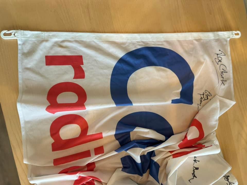 Original RADIO CAROLINE Flag from 'Ross Revenge' - a Music crowdfunding ...