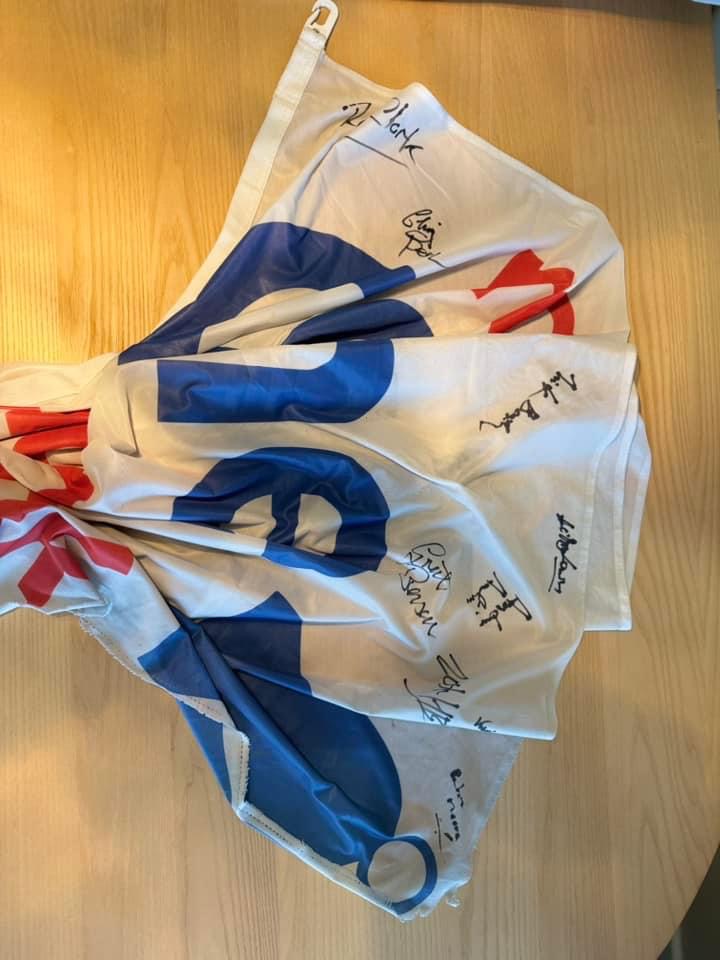 Original RADIO CAROLINE Flag from 'Ross Revenge' - a Music crowdfunding ...