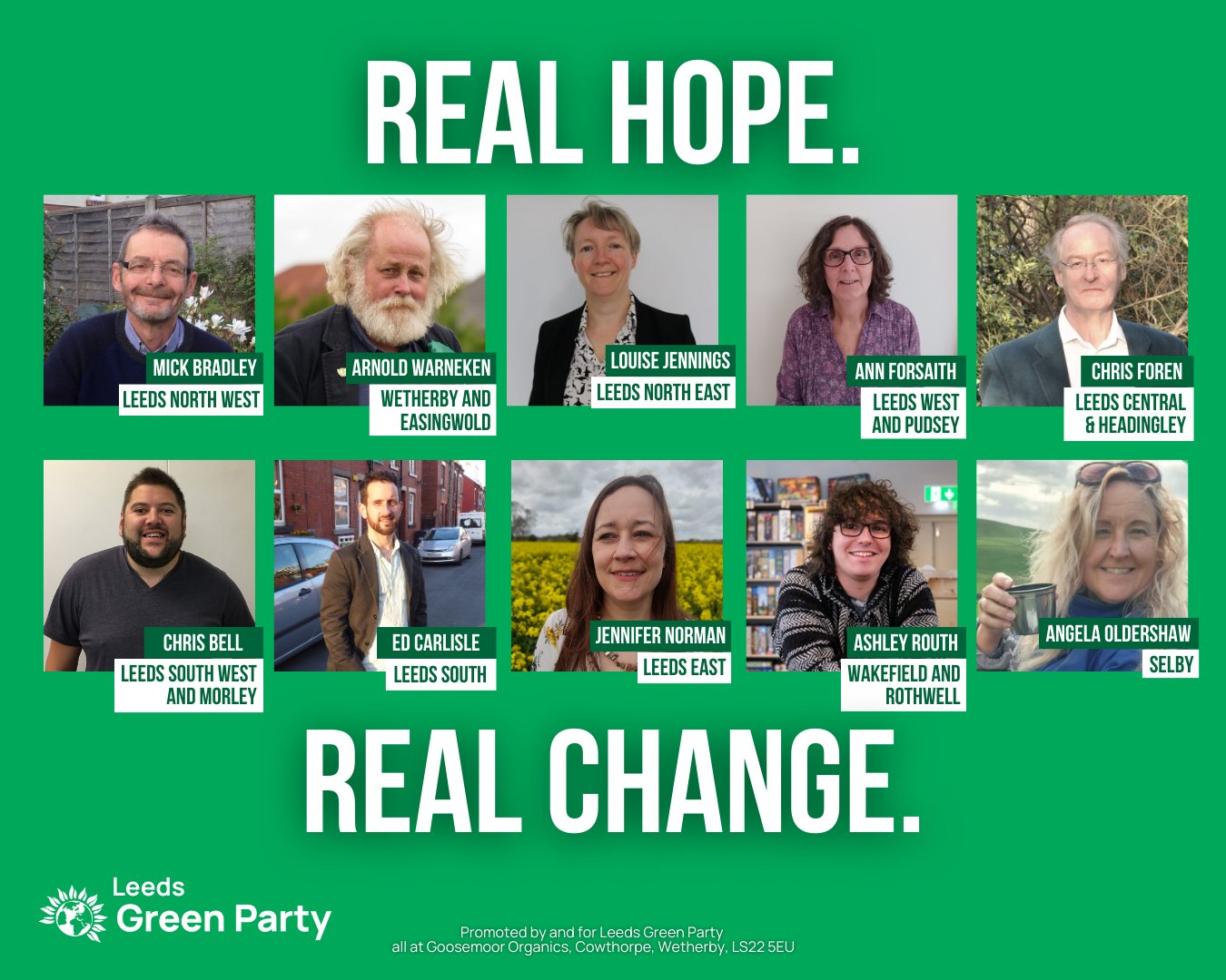 Let's get the Green Party on Leeds Ballot Papers! - a Politics ...
