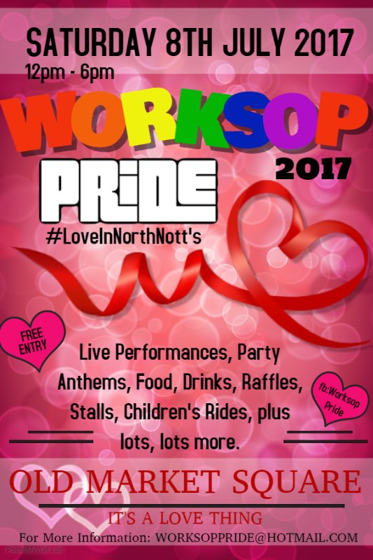Worksop Pride Event - a Community crowdfunding project in Worksop by ...