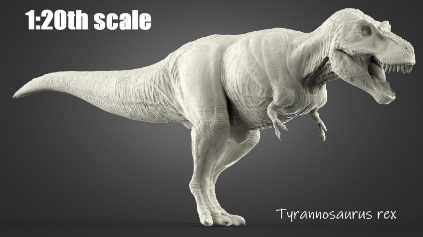 Modelo T Rex 3D Puzzle Tyrannosaurus Rex Dinosaur 3D Model T Rex Large
