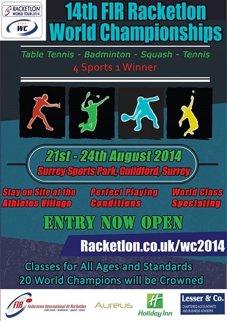 2014 Racketlon World Championships - a crowdfunding project in ...