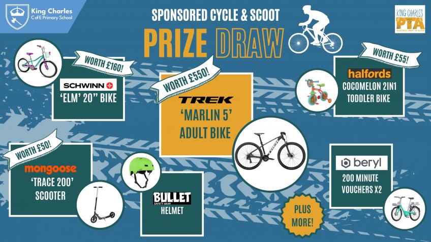 King Charles Pta Cycle And Scooter Prize Draw A Sports Crowdfunding
