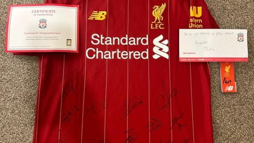 Signed Liverpool Shirt 19/20 - a Sports crowdfunding project in ...
